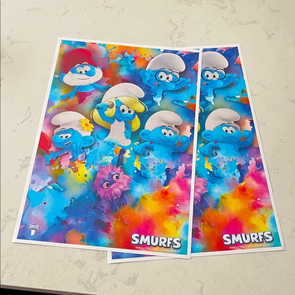 Wall Decor | Smurfs Poster Limited Edition 225 | Poshmark